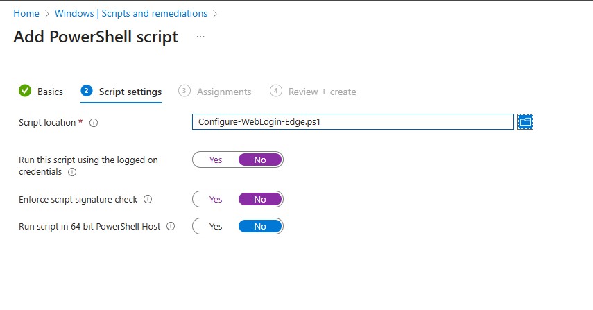 Configure on Edge for Windows using Intune - IDmelon